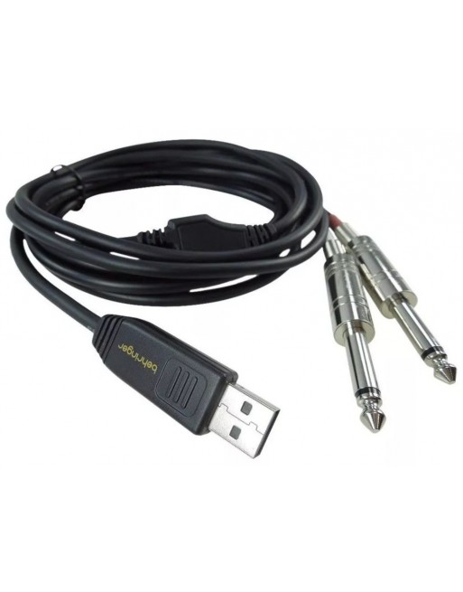 CABLE BEHRINGER DUAL PLUG 6,3MM A USB