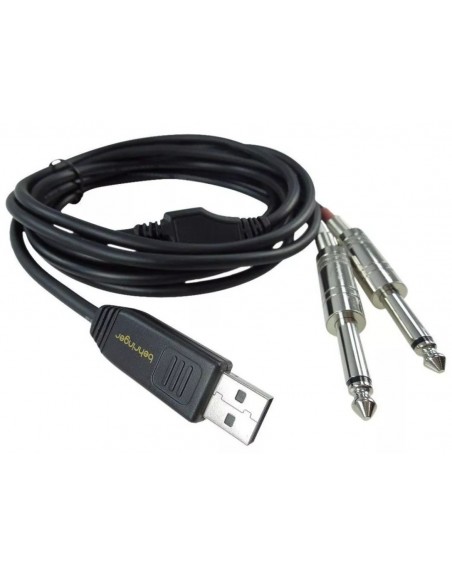 Cable Behringer Dual Plug 6,3Mm A USB