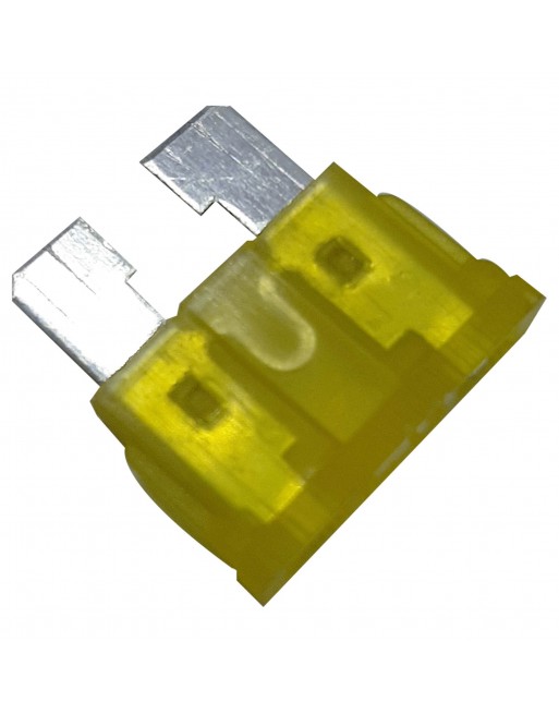 FUSIBLE AUTOMOTRIZ DE CLAVIJA AMARILLO 20A