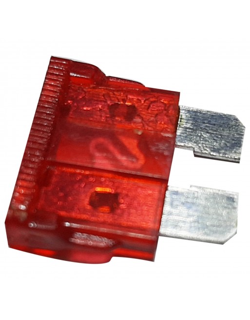 FUSIBLE AUTOMOTRIZ DE CLAVIJA ROJO 10A