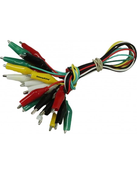 JUEGO DE 10 CAIMANES CHICOS CON CABLE