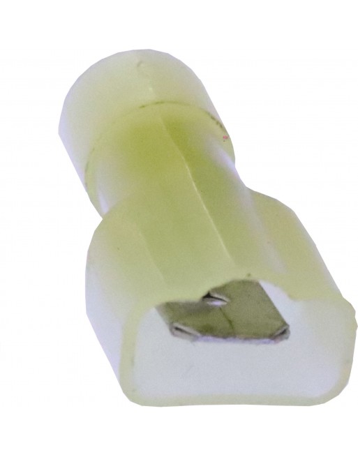 TERMINAL FASTON MACHO AISLADO COMPLETO CALIBRE 10 - 12