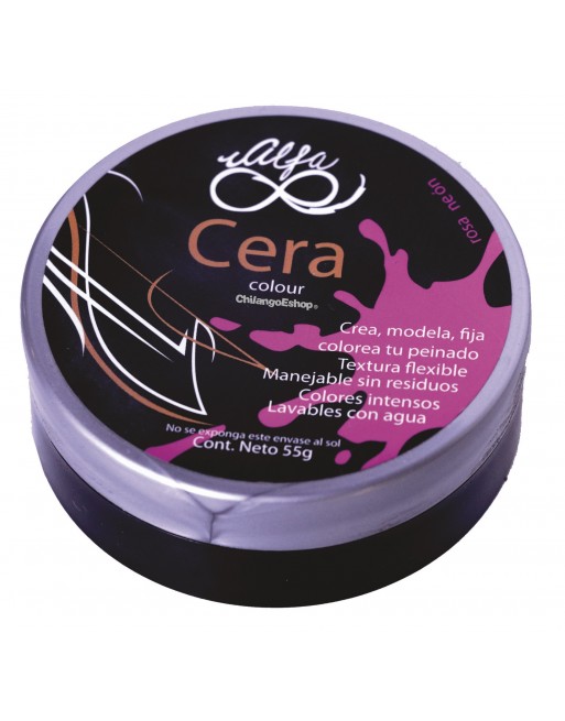 Cera Rosa Neon Para Cabello Barba Y Bigote
