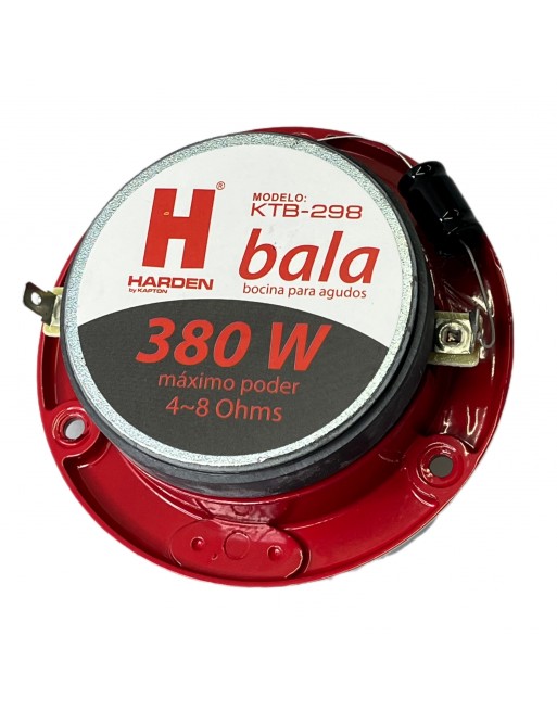 Tweeter bala titanium bobina 1,5 pulgadas rojo