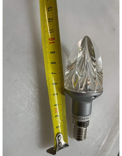 Foco Led Prisma 3W E14 Blanco Calido