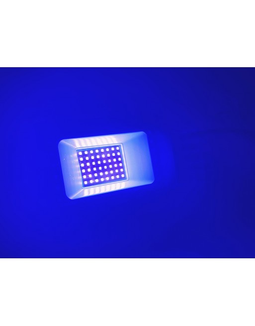Reflector Flood Flat SMD 30w UV Luz Negra IP66