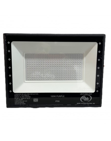 Reflector Flood Flat SMD 150w UV Luz Negra IP66