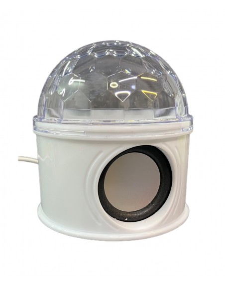 Lampara proyector luces LED RGB Bluetooth con bocina LDB-0010
