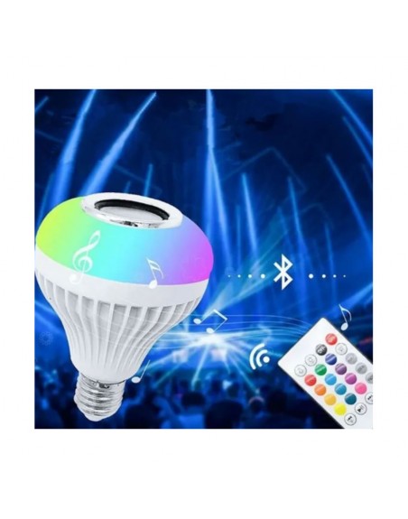 Foco Bluetooth con luces LED y bocina LDB-0006