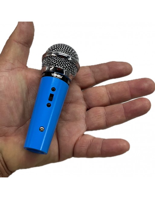 Mini Microfono Dinamico Azul VAMAV LM-33C