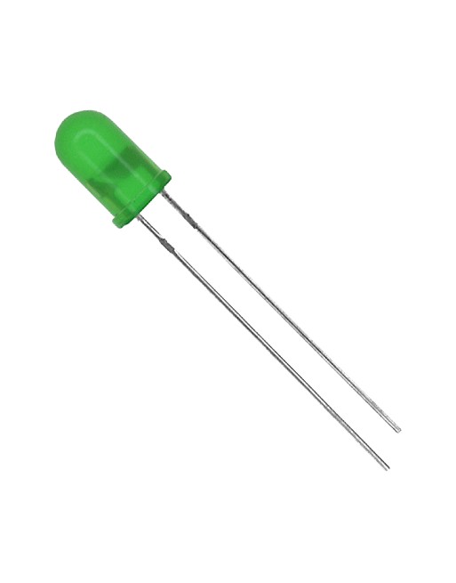 LED TRANSPARENTE DE 5MM COLOR VERDE