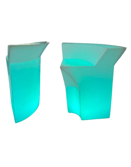 BARRAS BEBIDAS PREMIUM ILUMINADA CON HIELERA ILUMINADA