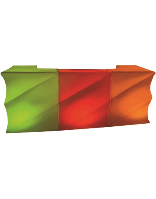 BARRAS BEBIDAS PREMIUM ILUMINADA CON HIELERA ILUMINADA