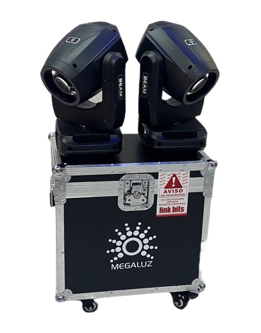 Case 2 Cabezas Roboticas Beam LED 150w LUXIN 150