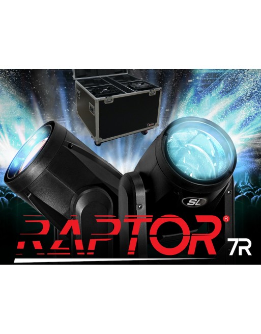 Case 2 Cabezas Roboticas 7R AroLed Ring Raptor 230