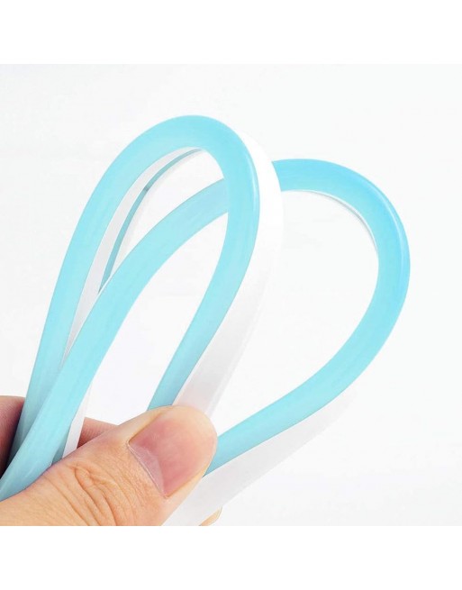 Rollo Led Neon Flex Azul Hielo 5Mt 120Led 12v