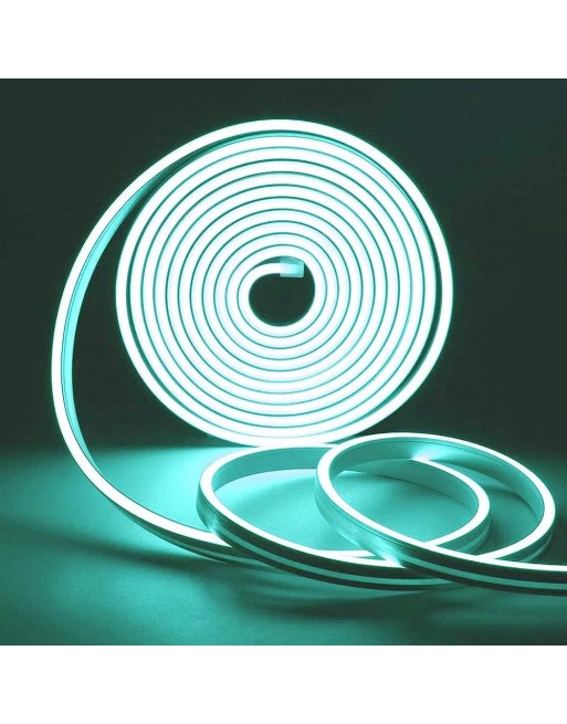 Rollo Led Neon Flex Azul Hielo 5Mt 120Led 12v