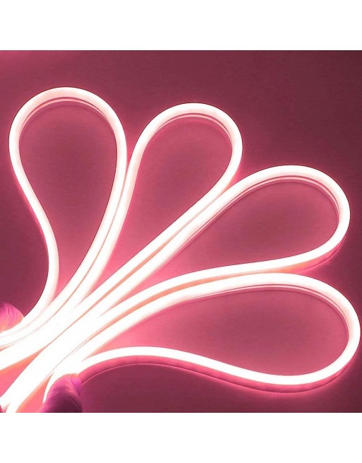 Rollo Led Neon Flex Rosa 5Mt 120Led 12v