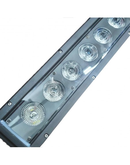 Barra Led Exterior IP65 Con 18 Leds De 15W 6en1 RGBWA + Uv