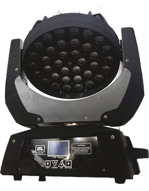 Case 2 Cabezas Wash 360 36 Leds De 10W