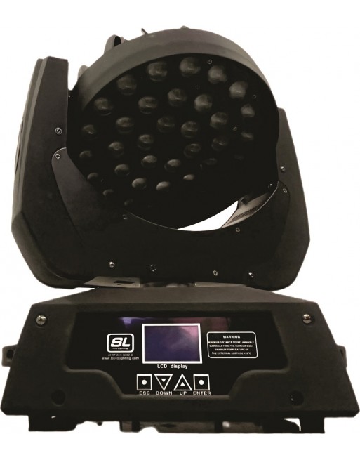 Case 2 Cabezas Wash 360 36 Leds De 10W