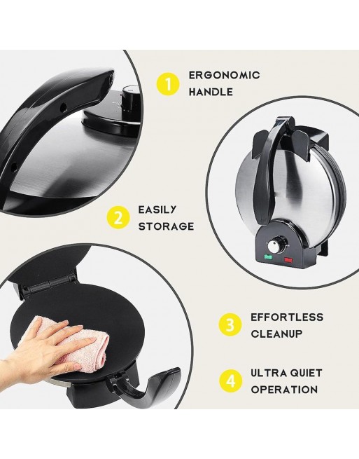 Crepera Electrica Con Antiadherente