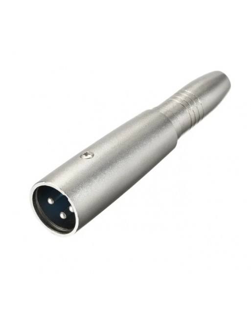 Adaptador de Plug Cannon a Jack 6.3 mm Monoaural