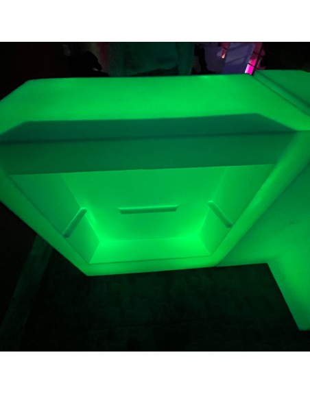 BARRAS BEBIDAS PREMIUM ILUMINADA CON HIELERA ILUMINADA