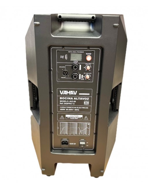 Bafle Amplificado Vamav DIGIPRO 400w RMS 12 pulgadas