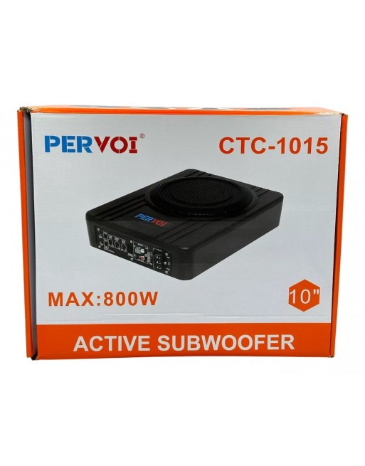 Subwoofer Amplificado 10 Pulgadas Pervoi CTC 1015