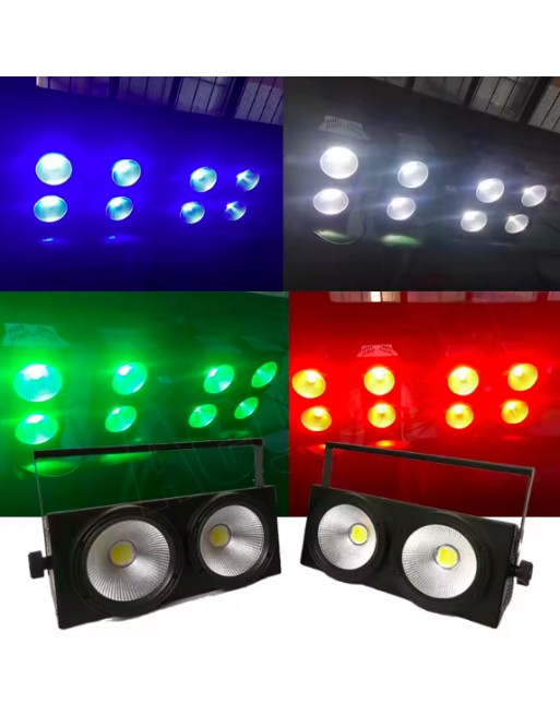 Doble Blinder Blanco Frio y Blanco Calido LED Tulipa RGB
