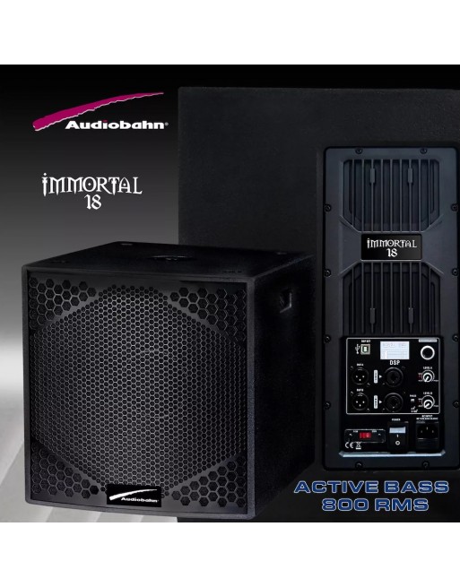 Subwoofer Amplificado 18 pulgadas Audiobahn IMMORTAL18