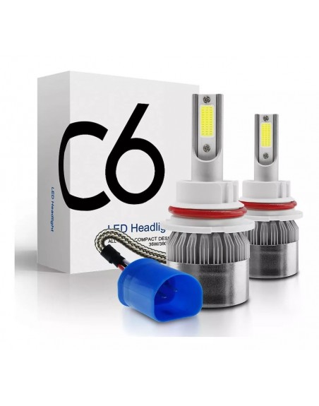 Kit 2 Focos LED 9007 Alta Baja C6
