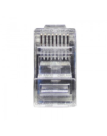 ROSETA TELEFONICA DE PARED DOBLE CONECTOR RJ45