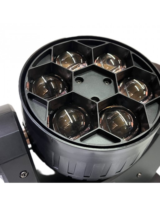 Combo 4 Cabezas Beam Beesion 6 Leds Efecto Vortex Bession 615