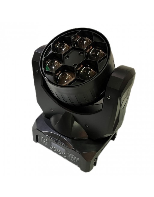 Combo 4 Cabezas Beam Beesion 6 Leds Efecto Vortex Bession 615