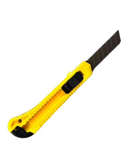 Cutter Amarillo retráctil de 9mm