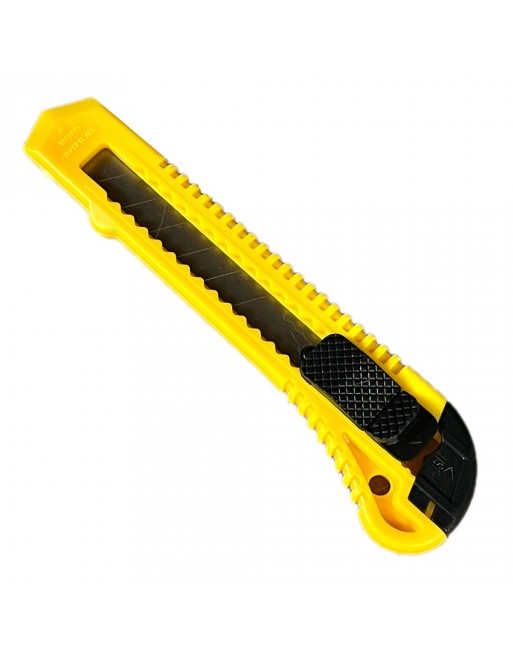 Cutter Amarillo retráctil de 9mm