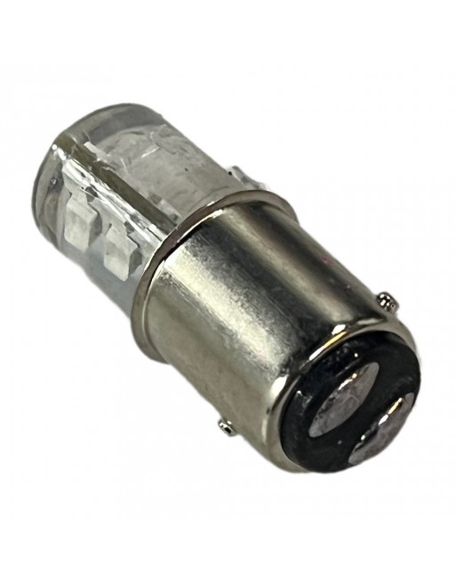 Foco De 2 Polos Patas Disparejas 12 Led Azul Silicon