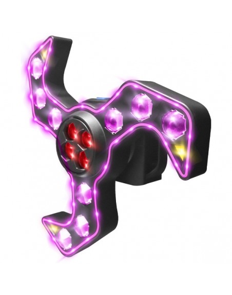 Luz Disco Razor Beam 9 Leds RGBW + kaleido